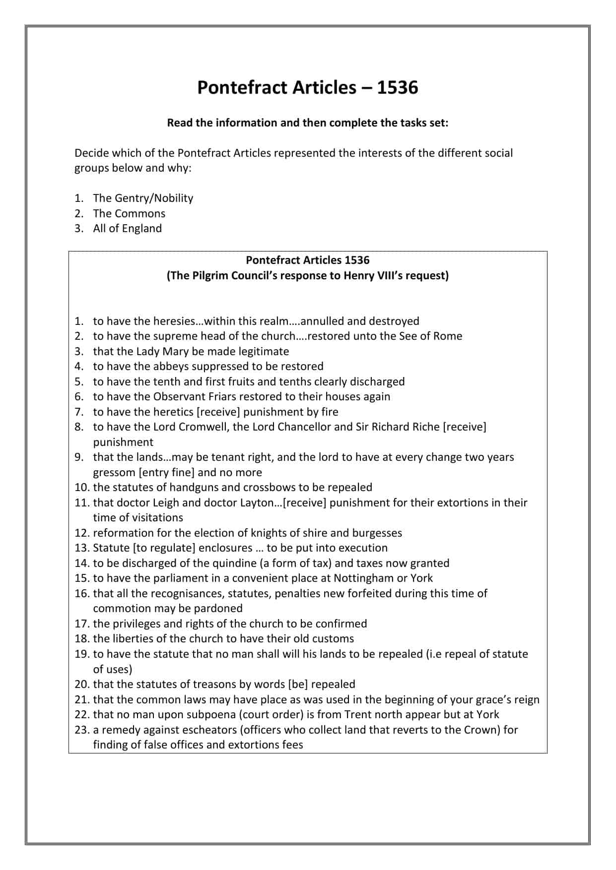 History Worksheets KS3 KS4 Downloadable PDF Worksheets history-worksheets-ks3-ks4-downloadable-pdf-worksheets